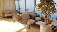 China Outdoor Furniture Modern Luxury Rattan Sofa Set for Garden High End Luxury High for sale