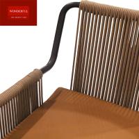 China Home Furniture Metal Rattan Modern Dining Room Chairs for Customization Outdoors for sale