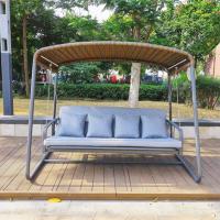 China Garden Leisure Furniture Comfortable Hanging Outdoor Swings Bed Chair with Canopy for sale