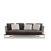 China Outdoor Rattan Sofa Set for Comfortable and Fashionable Garden Seating for sale