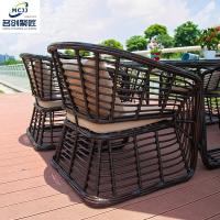 China Outdoor Garden Sets for Hotel Restaurant Banquet Modern Rattan Chair Sofa Combination for sale