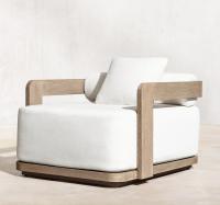 China Multiple Designs Weathered Teak Outdoor Sofa Set for Solid Teak Garden Furniture for sale