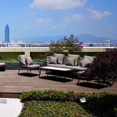 China Outdoor Furniture Garden Rattan Sofa Perfect for Outdoor Entertaining for sale