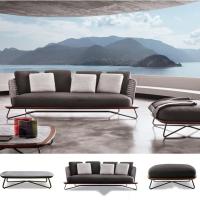 China Outdoor Furniture Garden Rattan Sofa Perfect for Outdoor Entertaining for sale