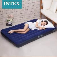 China Intex 64759 Inflatable Double Air Bed Camping Mattress with Pillow Rest Classic Airbed for sale