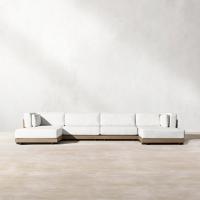 China Modern Teak Patio Garden Sofas Set Customized for Leisure Facilities at Villa or Hotel for sale