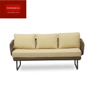 China Aluminum Frame Rope Outdoor Furniture Rattan Sofa Set for Your Outdoor Tranquility for sale