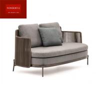 China Outdoor Furniture Single Seat Weaving Modern Rope Woven Lounge Sofa with OEM/ODM for sale