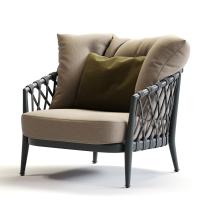 China Quick Dry Foam One Seat Rattan Sofa for Outdoor Furniture Customization for sale