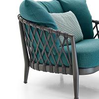 China Quick Dry Foam One Seat Rattan Sofa for Outdoor Furniture Customization for sale