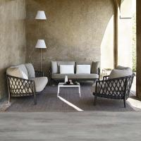 China Quick Dry Foam One Seat Rattan Sofa for Outdoor Furniture Customization for sale
