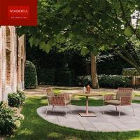 China General Outdoor Furniture Modern Design Oem Custom Aluminium Patio Dining Rope Chairs for sale