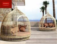 China Eco-friendly Modern Outdoor Furniture Rattan Lounge Chair for Garden Tranquility for sale