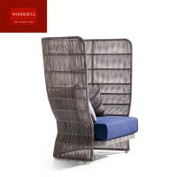 China Outdoor Wicker Furniture Rattan Garden Sofa Set with Durable Aluminum Frame for sale