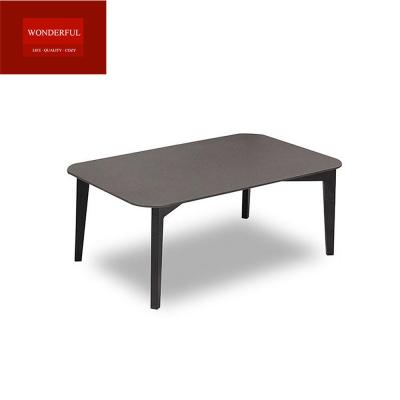 China Modern Optional Black Nordic Design Style Coffee Table for Outdoor Garden Furniture for sale