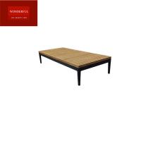 China Customized Outdoor Furniture Modern Long Wood Coffee Table for Modern Living for sale