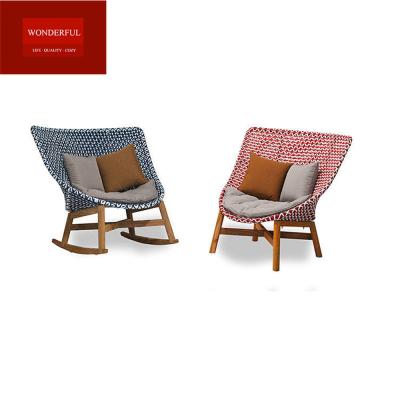 China Power Coated Rattan Garden Chairs in Modern Design Style for Outdoor Activities for sale