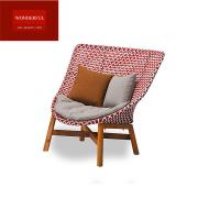 China Power Coated Rattan Garden Chairs in Modern Design Style for Outdoor Activities for sale