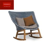 China Power Coated Rattan Garden Chairs in Modern Design Style for Outdoor Activities for sale