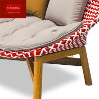 China Power Coated Rattan Garden Chairs in Modern Design Style for Outdoor Activities for sale