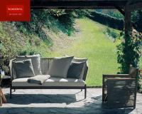 China Living Room Waterproof Three Seats Rope Sofa for Modern Style Garden Outdoor Furniture for sale