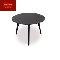 China Customized Leisure Facilities Unique Outdoor Luxury Round Frame Garden Furniture Coffee Table for sale