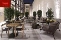 China Hotel Outdoor Furniture Nordic Style Customized with Latest Design and Durable Rope for sale