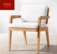 China Comfortable Simple Design Custom Teak Wood Dining Chairs for Modern Dining Experience for sale