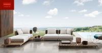 China Modern Outdoor Furniture Backyard Garden Rattan/Rope Garden Sofa Chair for sale