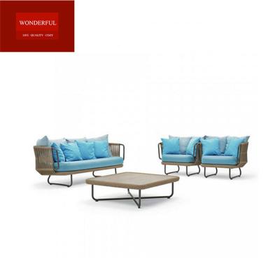 China High End Rattan Outdoor Furniture Modern Luxury Sofa Set for Outdoor Entertaining for sale