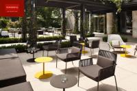 China Waterproof Custom European Outdoor Modern Rope Dining Chairs for Restaurant Seating for sale