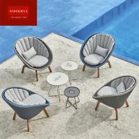 China Outdoor Furniture Rattan Patio Garden Chairs Peacock Lounge Chair Optional Folded for sale