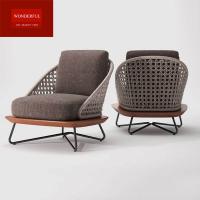 China Outdoor Furniture Rattan for Living Room Single Couch Sofa Enhance Your Outdoor Space for sale