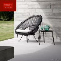 China Mail Packing Outdoor Rattan Round Sofa Chair Creative Design for Modern Style for sale