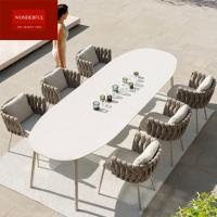 China Home Office and Garden Patio Rattan Dining Set with Quick Dry Foam Cushions for sale