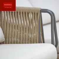 China High End Custom Outdoor Furniture European Nordic Style Rattan Sofa for Garden for sale