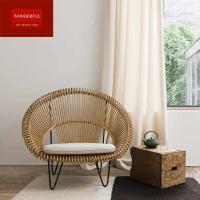 China Optional Modern Simple Rattan Chair Luxury Design for Sophisticated Outdoor Areas for sale