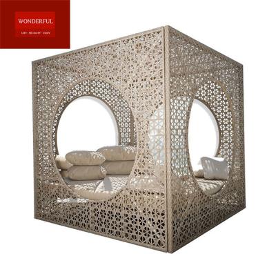 China Outdoor Rattan Poolside Chaise Lounger Garden Furniture with Eco-friendly Material for sale