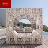 China Outdoor Rattan Poolside Chaise Lounger Garden Furniture with Eco-friendly Material for sale