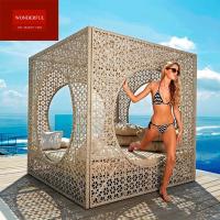 China Outdoor Rattan Poolside Chaise Lounger Garden Furniture with Eco-friendly Material for sale