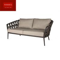 China Modern Design Style Outdoor Leisure Balcony Sofa Combination Chair with Rope Material for sale