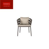 China Modern Design Style Outdoor Leisure Balcony Sofa Combination Chair with Rope Material for sale