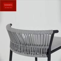 China Customized Size Optional Rope Hotel Outdoor Bar Chair for Hotel and Outdoor Needs for sale