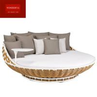 China Outdoor Villa Optional Rattan Stand Hanging Hammock Swing Chair for Optional Villa for sale