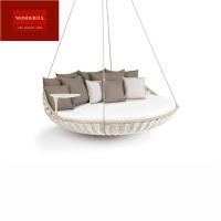 China Outdoor Villa Optional Rattan Stand Hanging Hammock Swing Chair for Optional Villa for sale