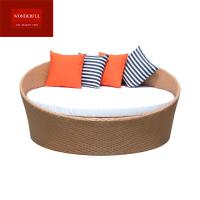 China Outdoor Sun Lounger Beach Chair Color Optional Rattan Daybed for Beachfront Living for sale