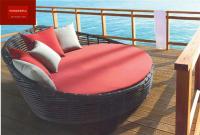 China Outdoor Sun Lounger Beach Chair Color Optional Rattan Daybed for Beachfront Living for sale