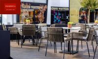 China Custom Outdoor Modern Dining Room Furniture Arm Chairs Adjustable in Height for Outdoor for sale