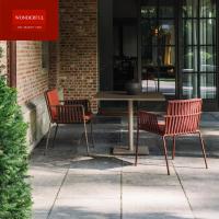 China Custom Outdoor Modern Dining Room Furniture Arm Chairs Adjustable in Height for Outdoor for sale