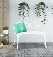 China Street Leisure Modern Park Bench with Waterproof Design and Cast Aluminum Frame for sale